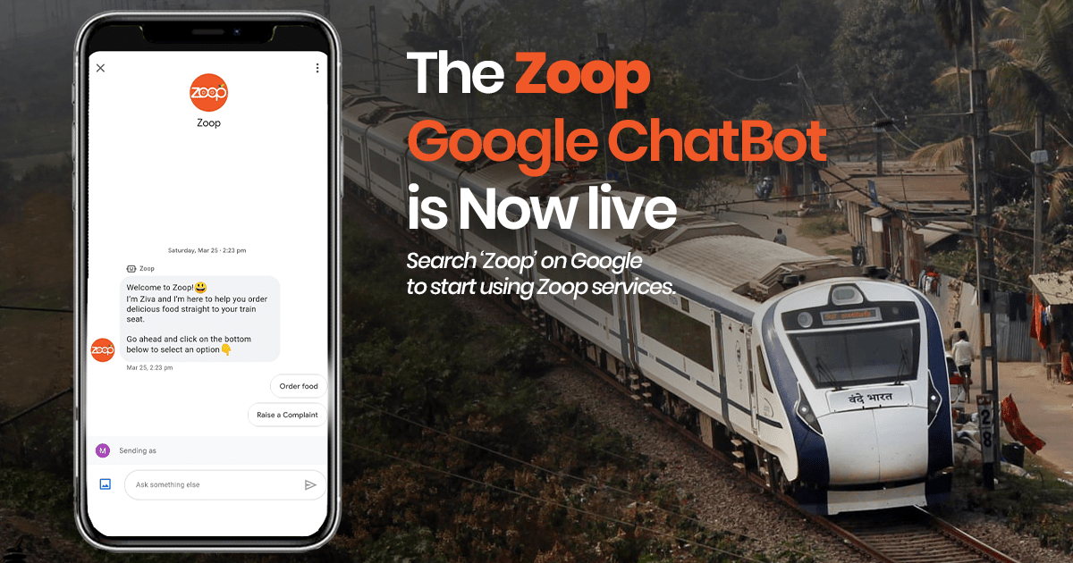 Now Use Google Chat to Check PNR Status and Order Food on Train Too