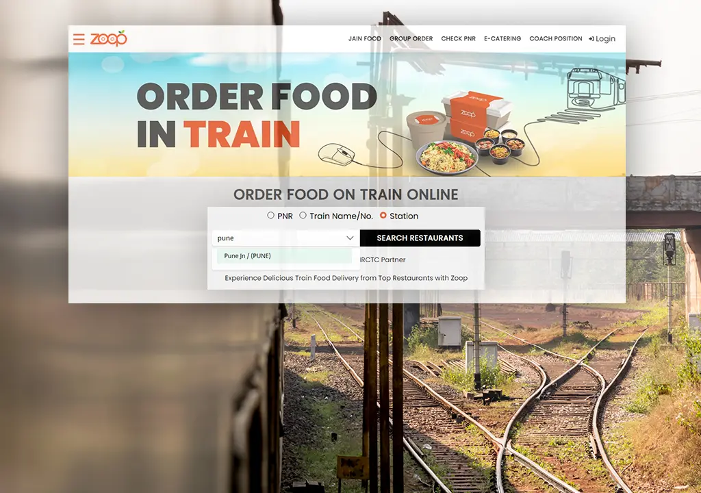 Ordering Food at Pune Station: A Convenient Guide