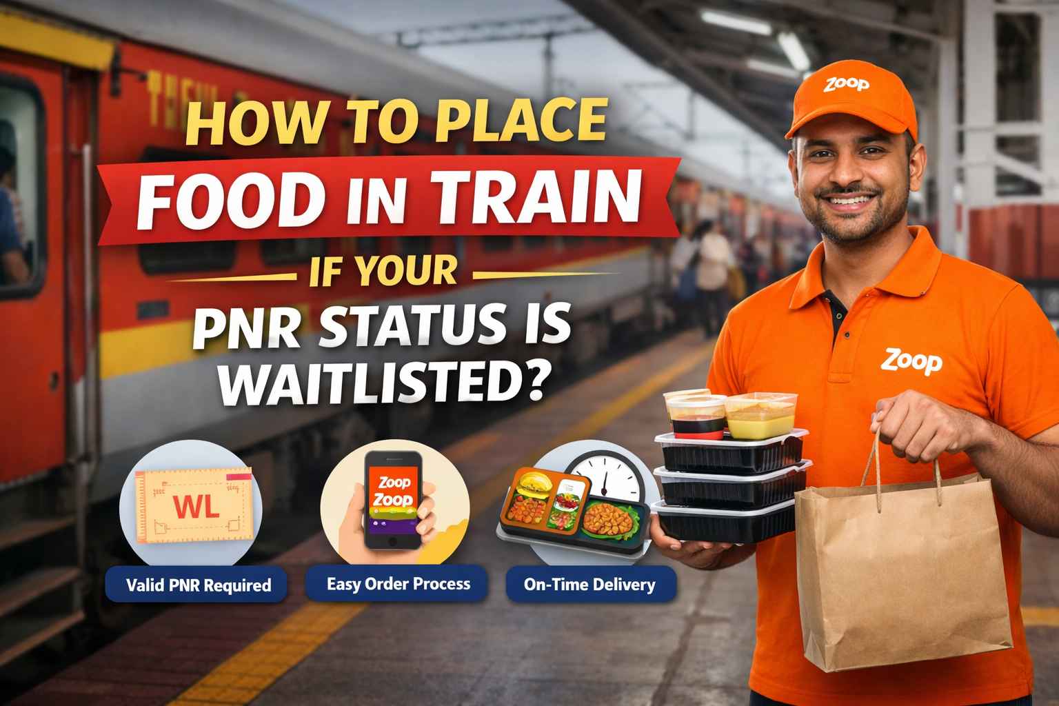 How to Place Food in Train if your PNR Status is Waitlisted?